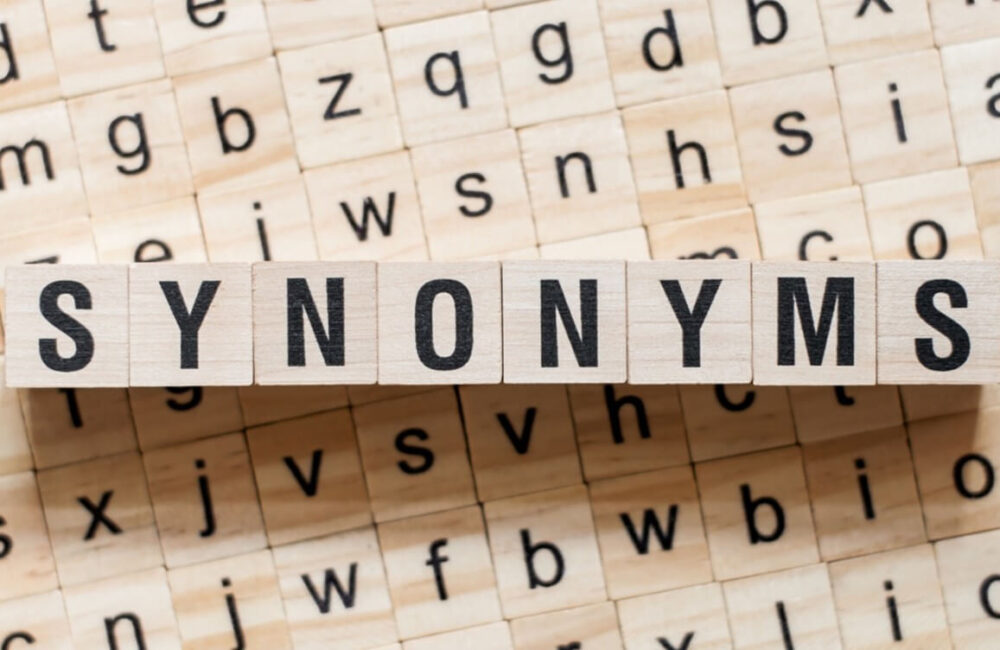 How To Use Synonyms In A Sentence Inspirational Positive Words